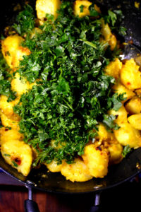 Lebanese Batata Harra (Spicy Potatoes) - GypsyPlate