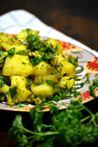 Lebanese Batata Harra (Spicy Potatoes) - GypsyPlate