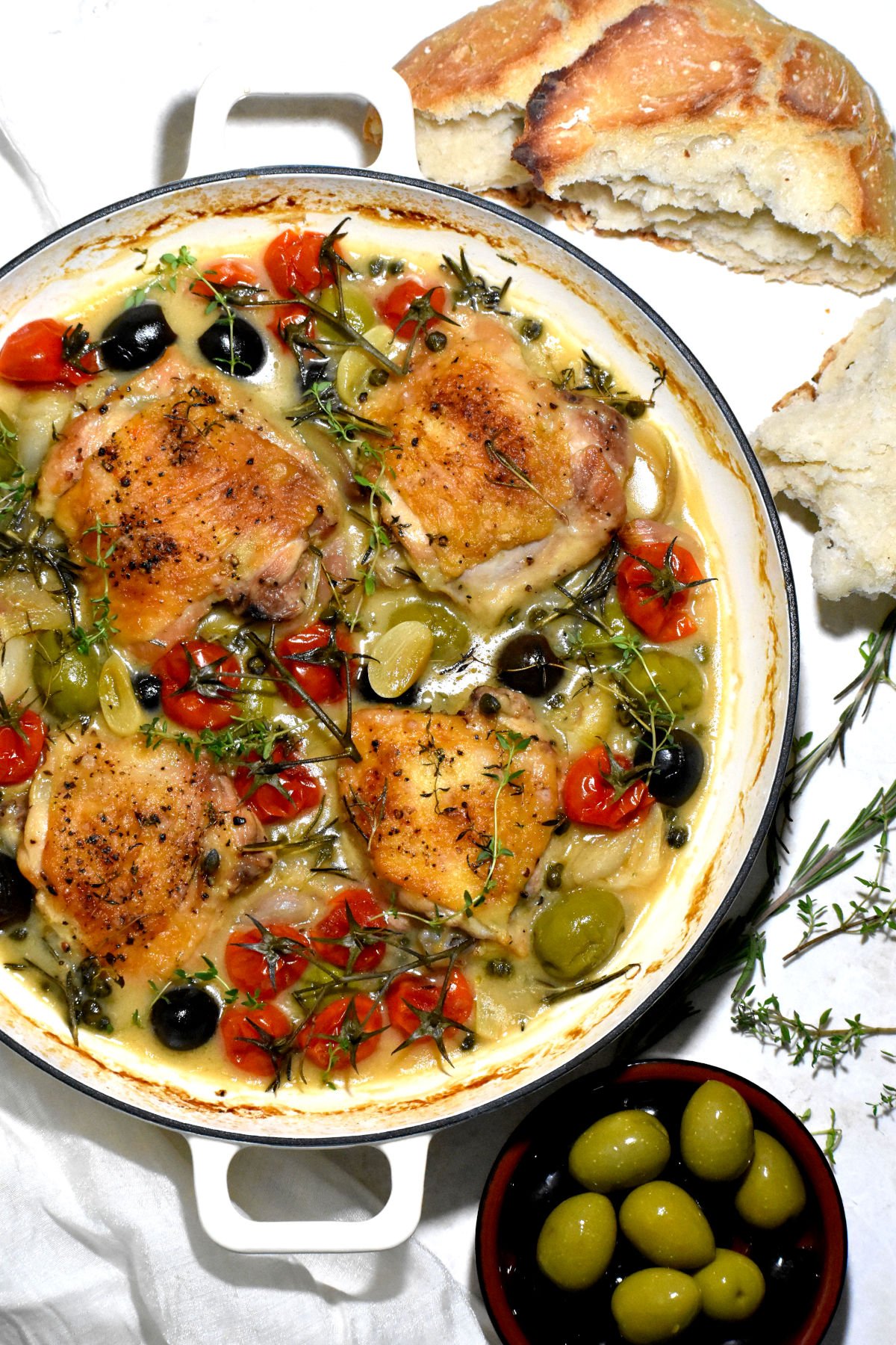 Chicken Provençal (Poulet à la Provençal) - GypsyPlate