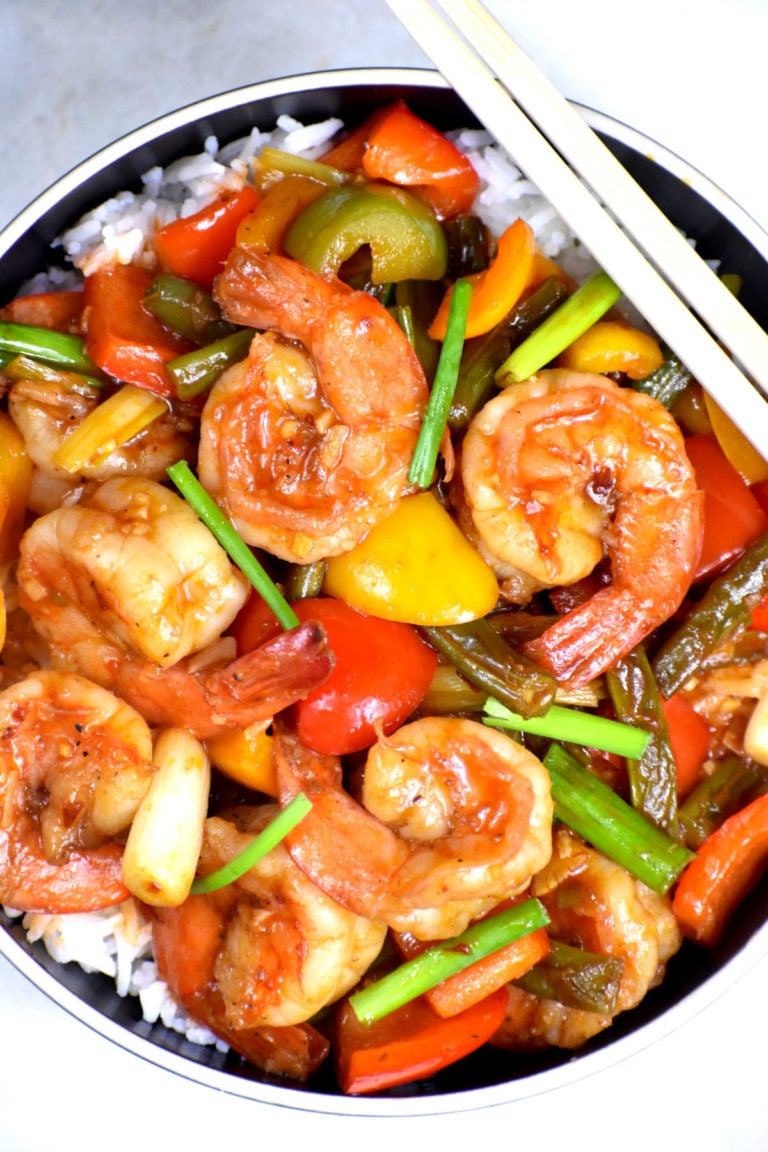 The BEST Hunan Shrimp - GypsyPlate