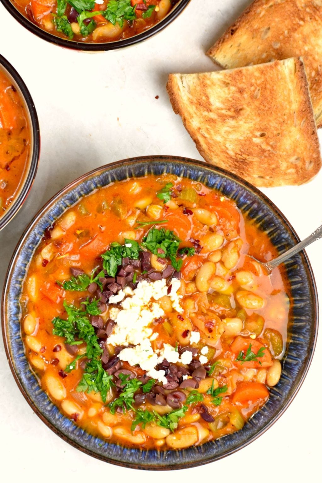 Fasolada (Greek White Bean Soup) - GypsyPlate