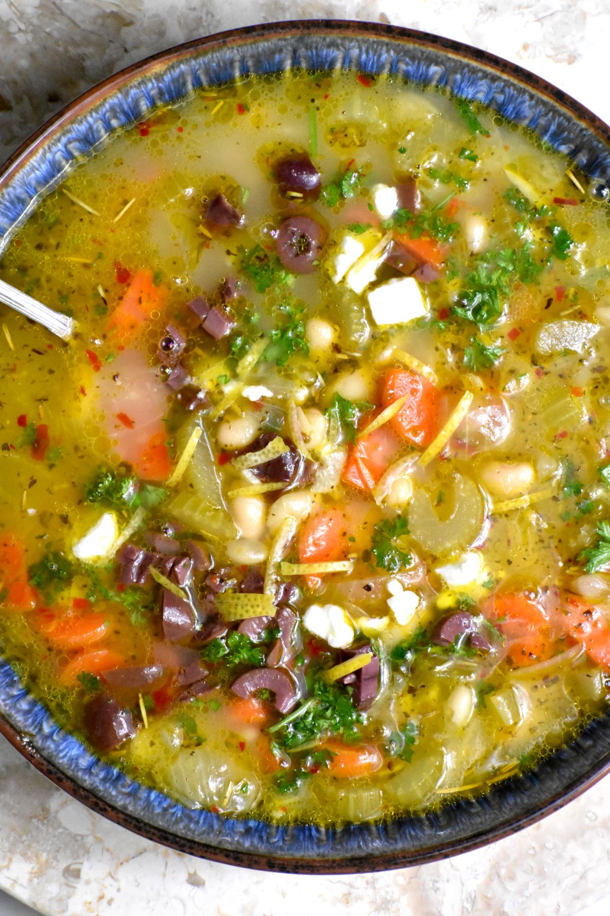 Fasolada (Greek White Bean Soup) - GypsyPlate