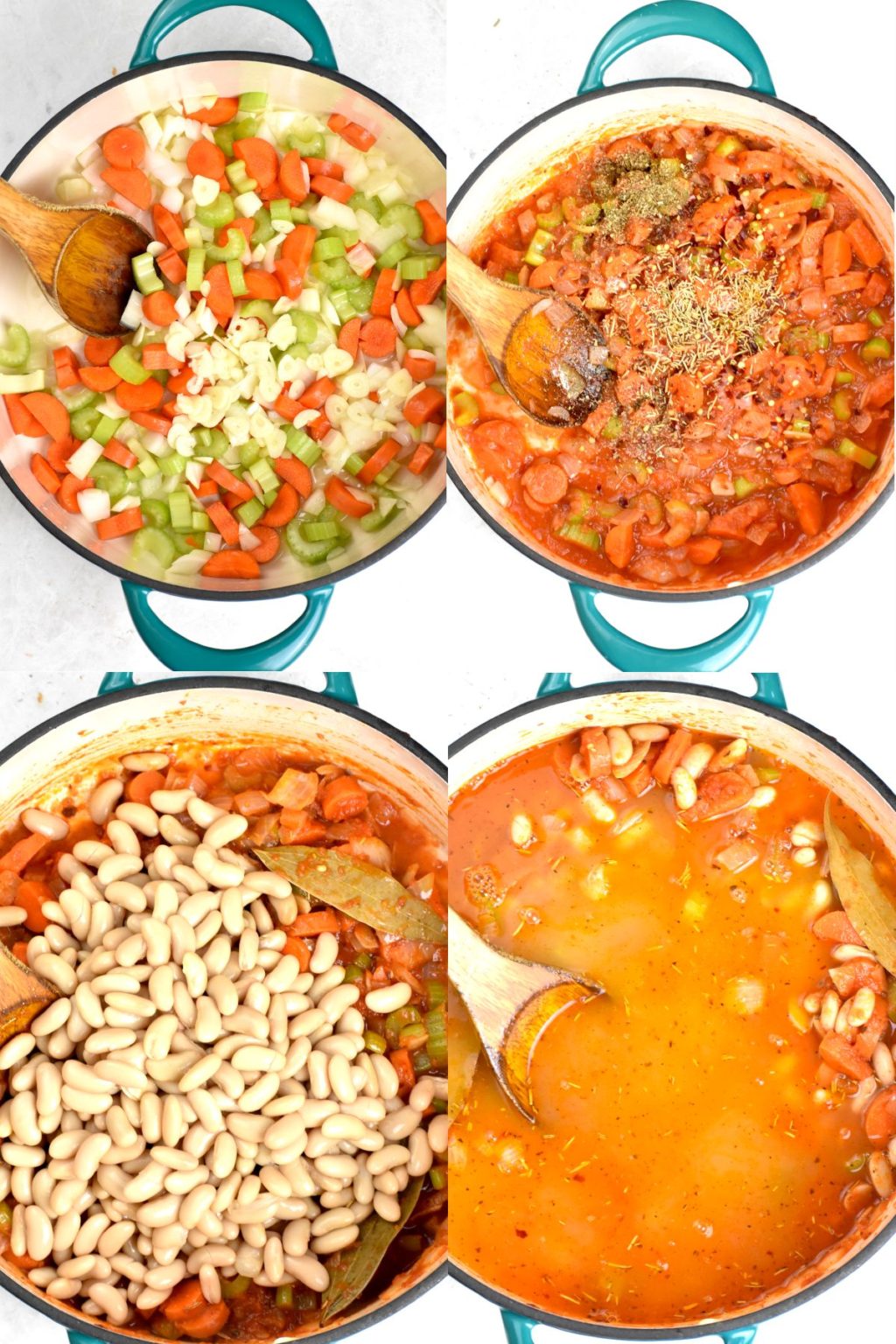 Fasolada (Greek White Bean Soup) - GypsyPlate