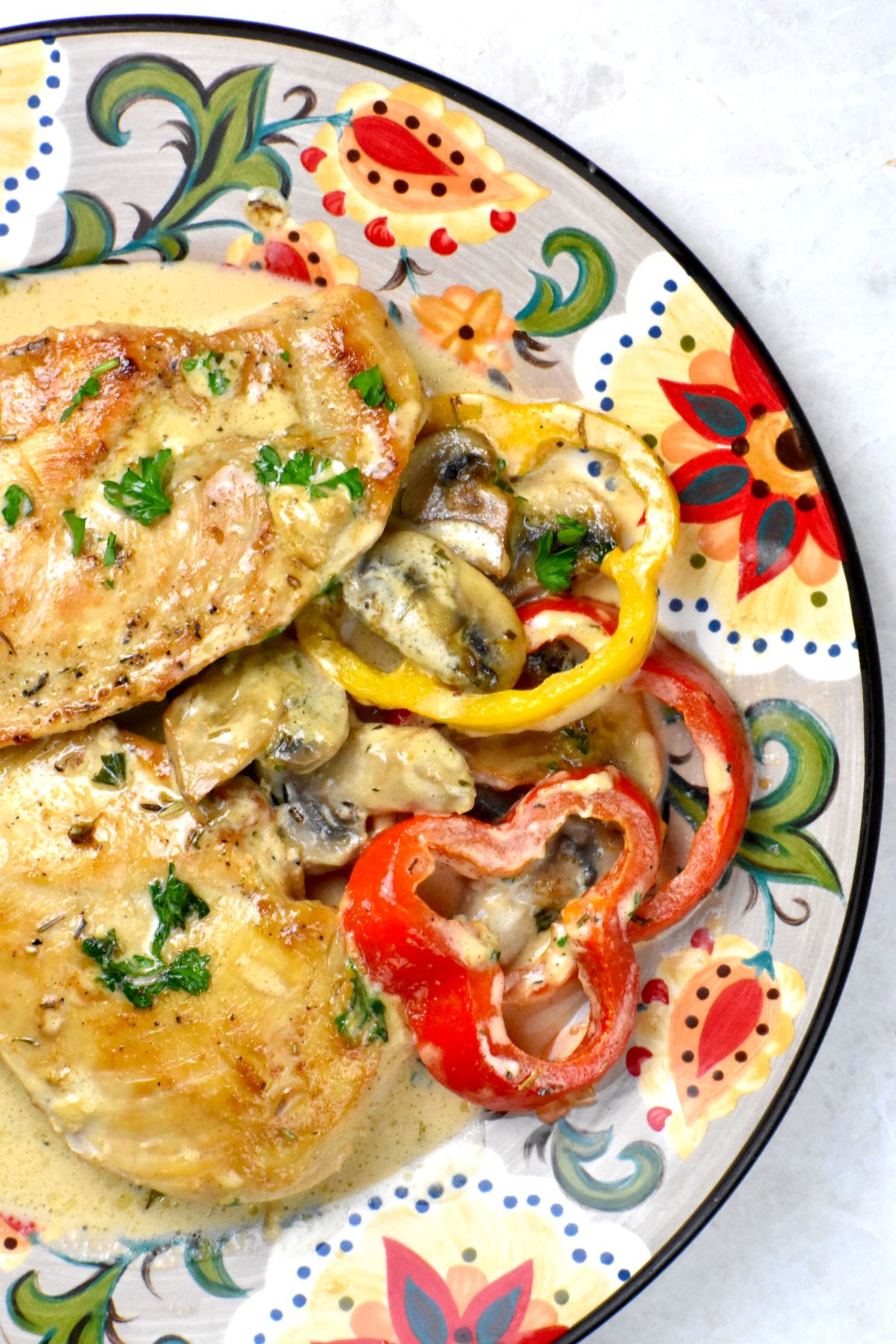 Easy Creamy Chicken Skillet - GypsyPlate