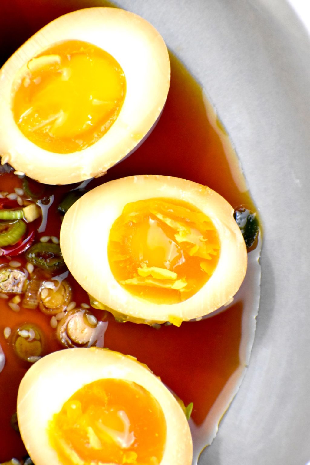 Mayak Eggs (Korean Marinated Eggs) - GypsyPlate