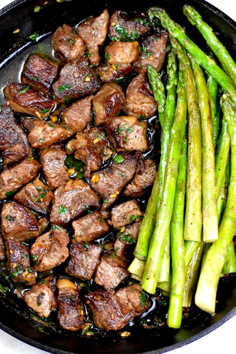 Garlic Butter Steak Bites - GypsyPlate