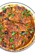 Psari Plaki - Greek Baked Fish with Onions & Tomatoes - GypsyPlate