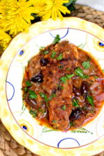 Psari Plaki - Greek Baked Fish with Onions & Tomatoes - GypsyPlate