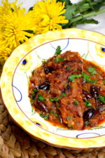 Psari Plaki - Greek Baked Fish with Onions & Tomatoes - GypsyPlate