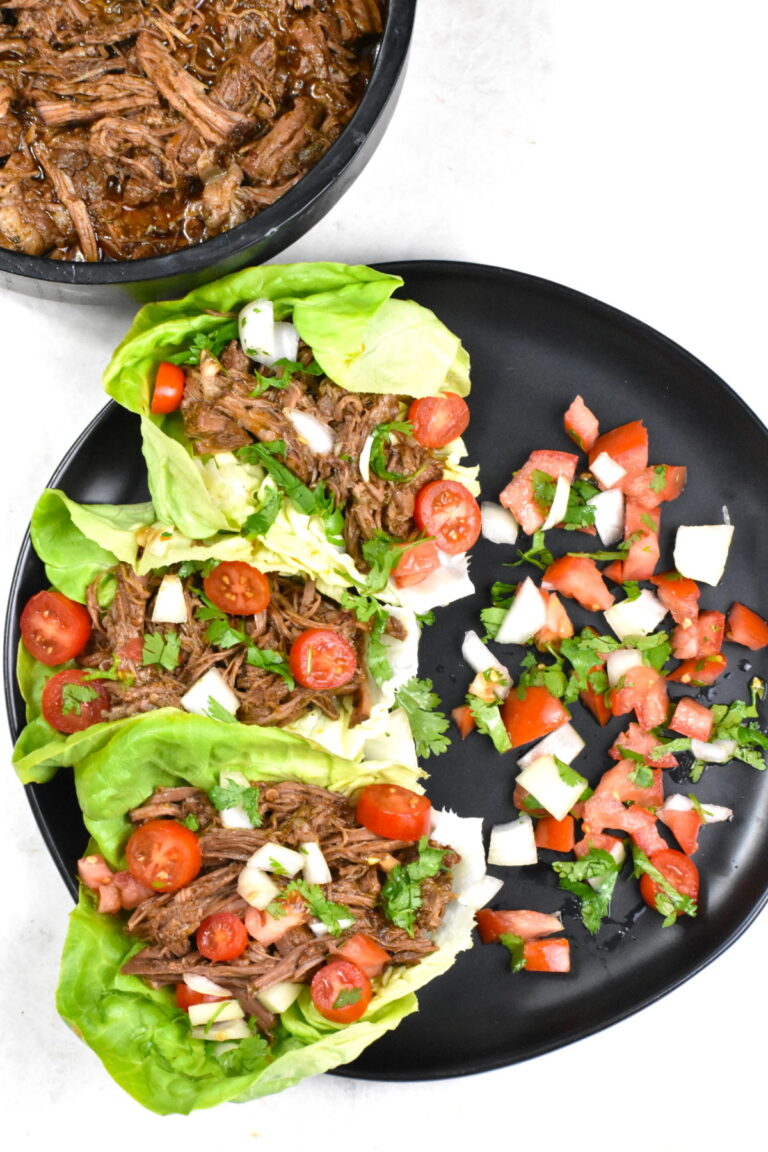 Barbacoa Beef Lettuce Wraps - GypsyPlate