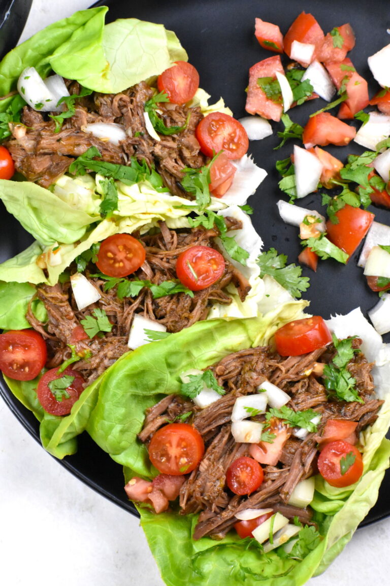 Barbacoa Beef Lettuce Wraps - GypsyPlate