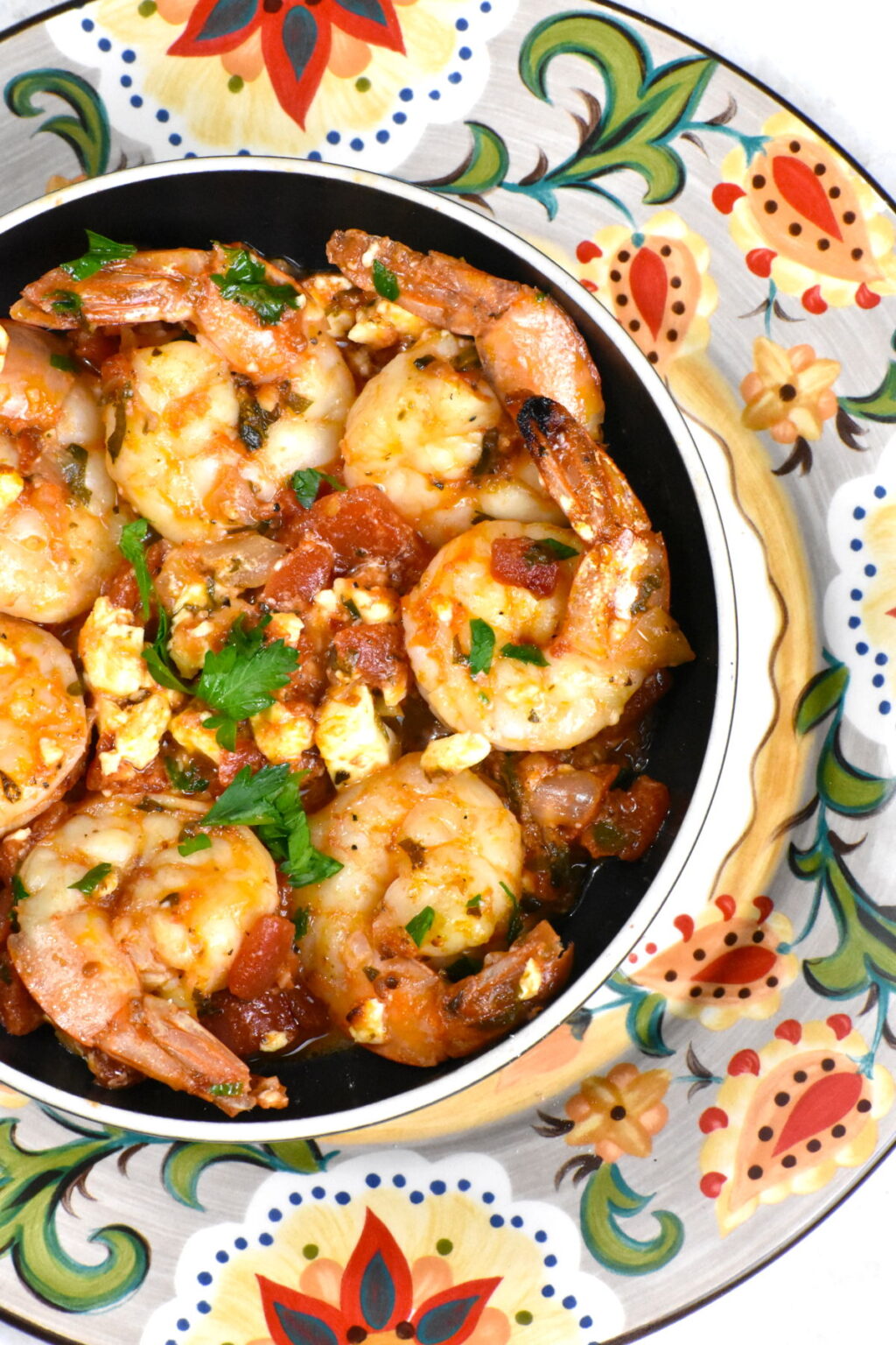 Shrimp Saganaki (Greek Shrimp with Tomatoes & Feta) - GypsyPlate