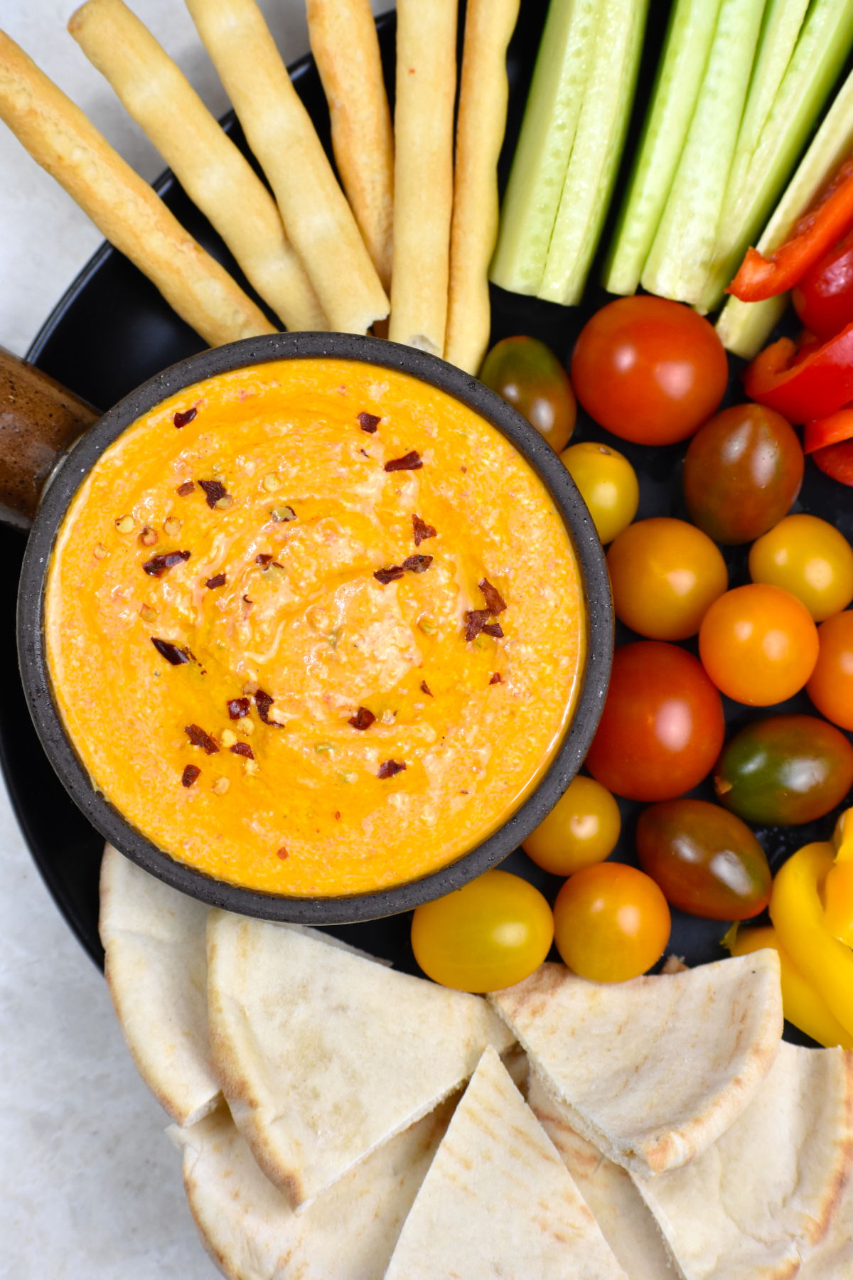 Tyrokafteri (Spicy Greek Feta Dip) - GypsyPlate