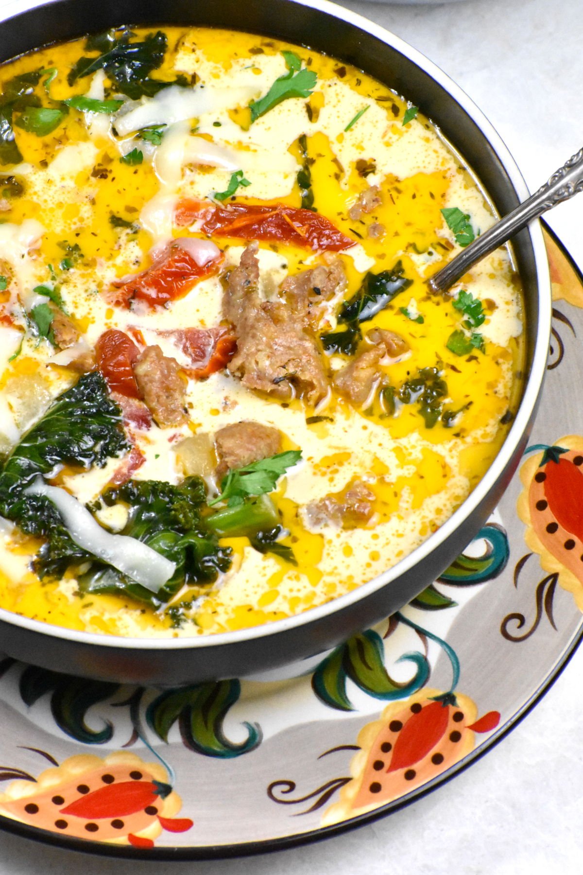 Creamy Tuscan Soup - GypsyPlate