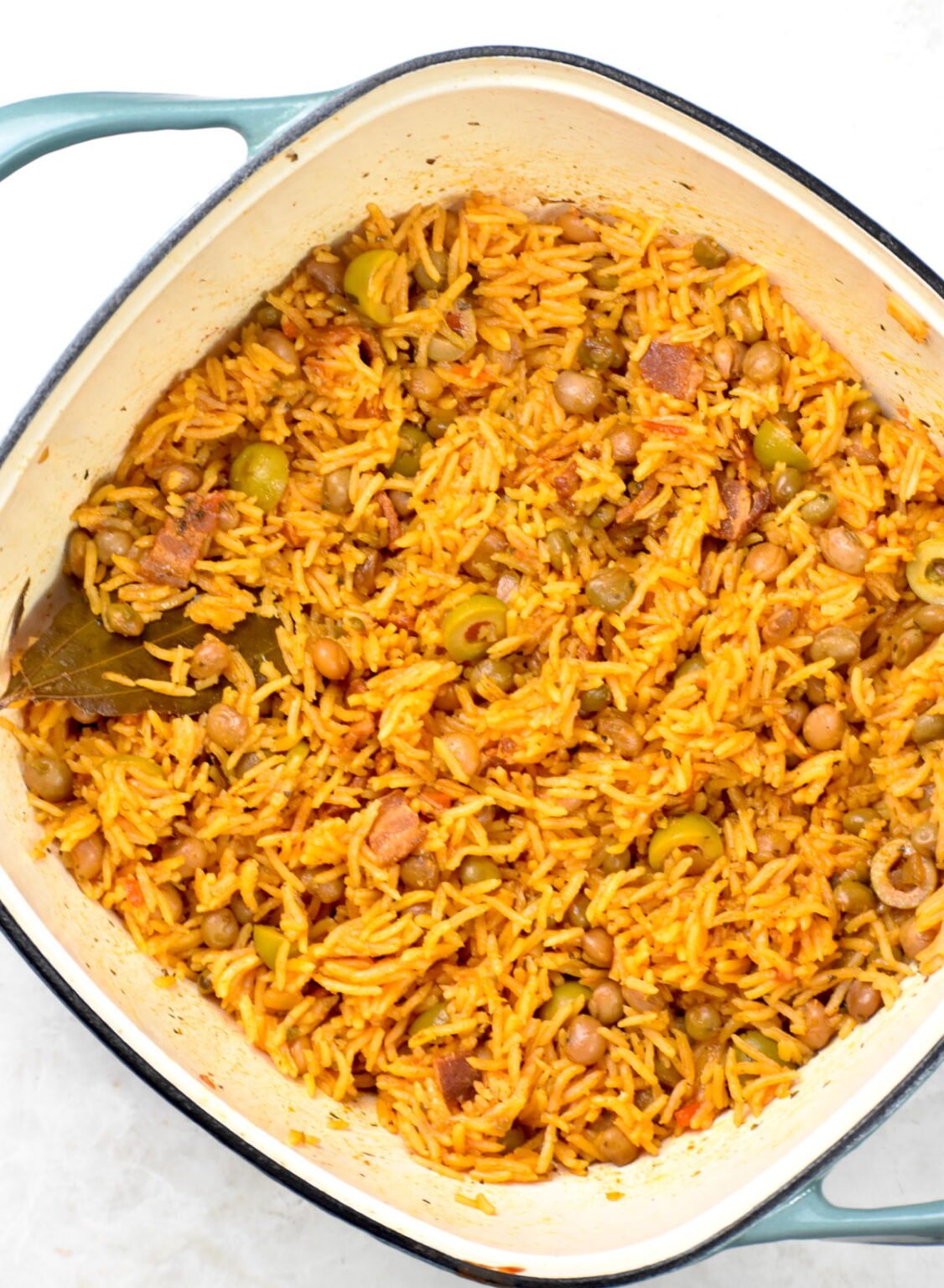 Arroz con Gandules (Puerto Rican Rice & Pigeon Peas)