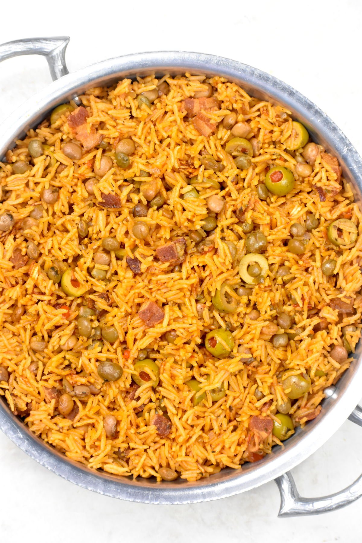Arroz con Gandules (Puerto Rican Rice & Pigeon Peas)