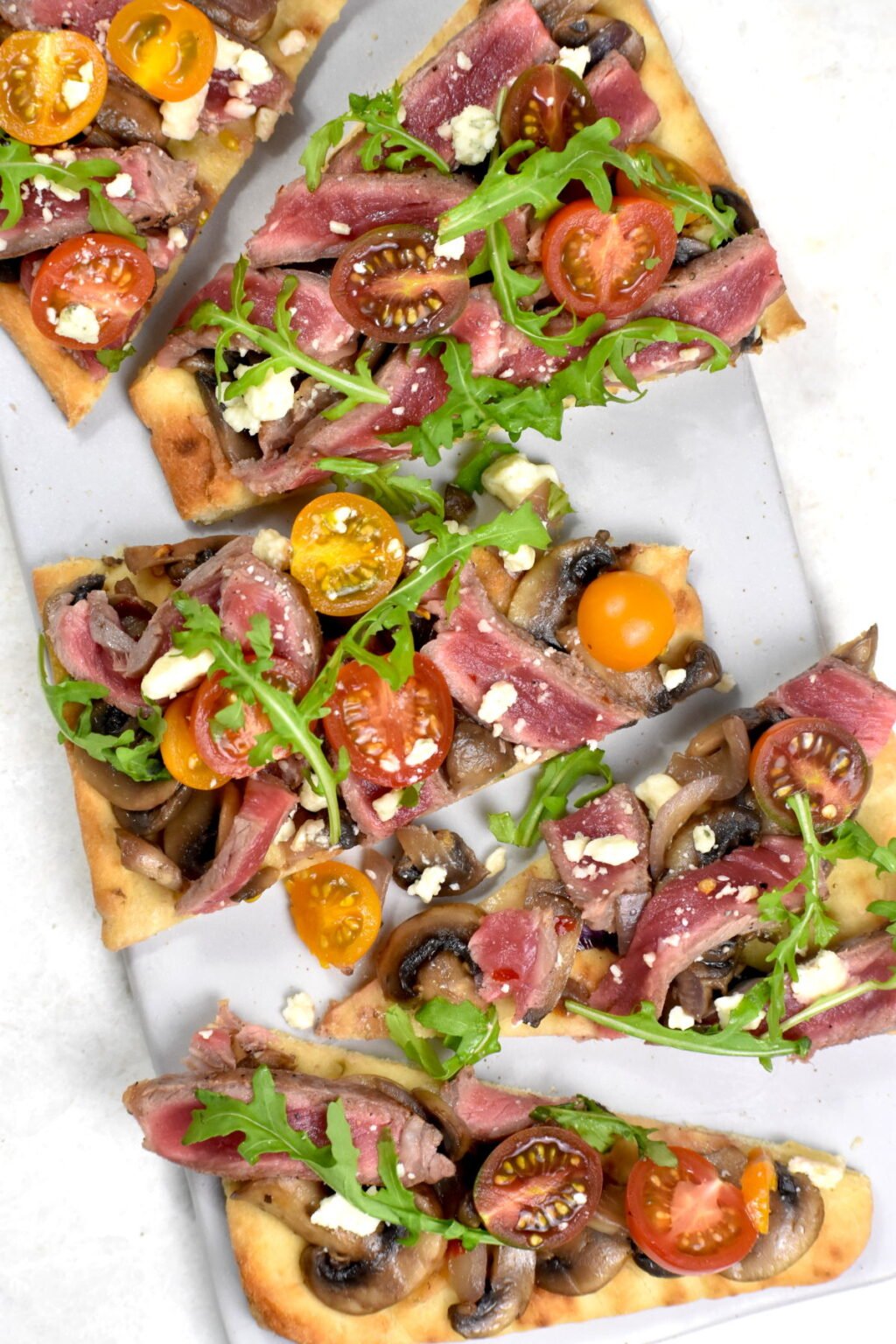 Steak Gorgonzola Flatbread - GypsyPlate