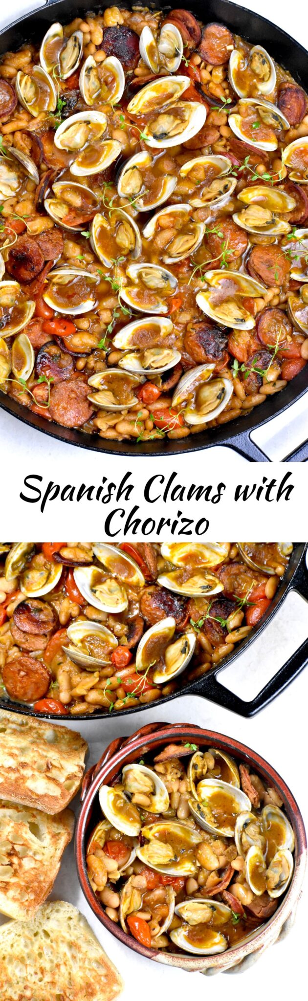 Spanish Clams with Chorizo - GypsyPlate