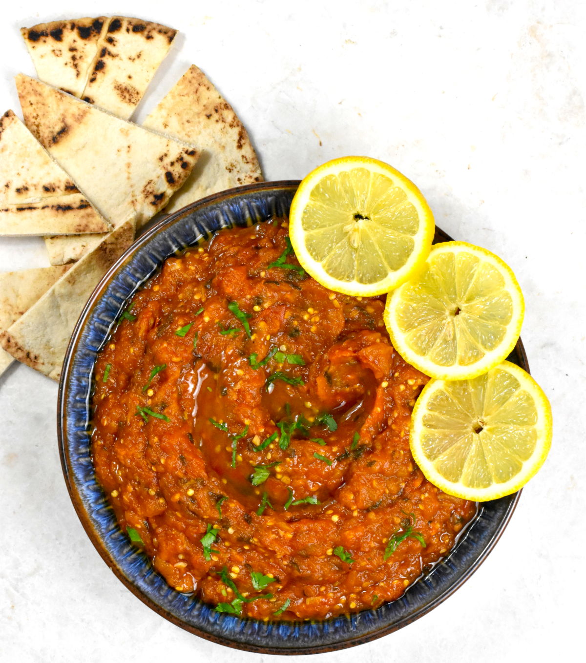 Zaalouk (Moroccan Eggplant Dip) - GypsyPlate