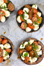 Caprese Stuffed Portobello Mushrooms - GypsyPlate