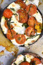 Caprese Stuffed Portobello Mushrooms - GypsyPlate