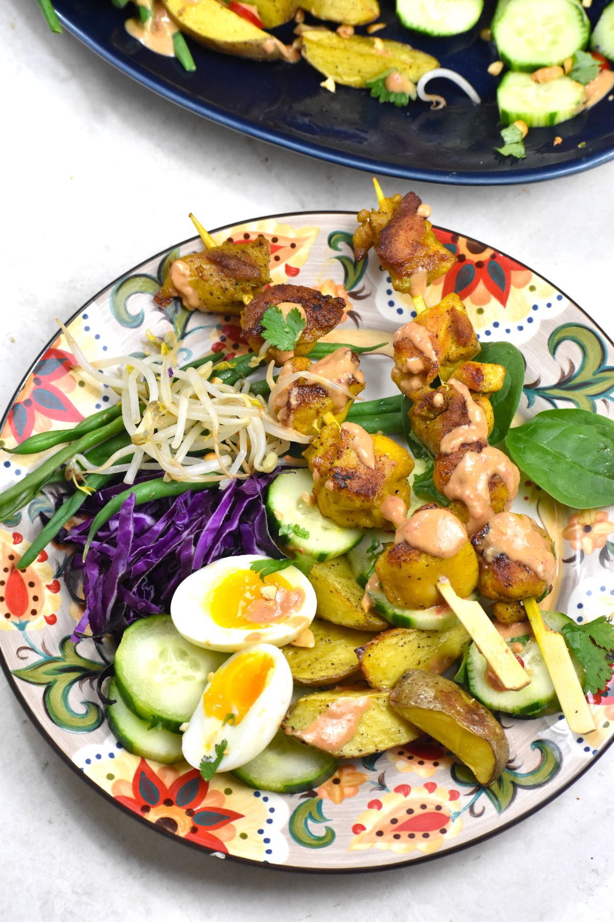Gado Gado (Indonesian Salad with Peanut Sauce) - GypsyPlate