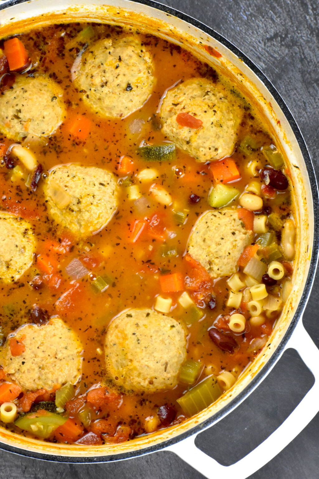 Meatball Minestrone Soup - GypsyPlate