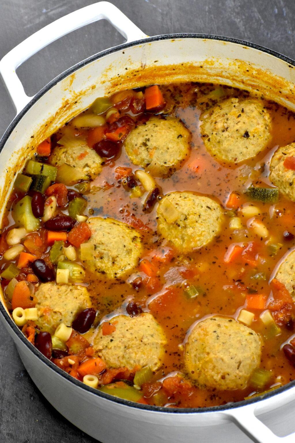 Meatball Minestrone Soup - GypsyPlate