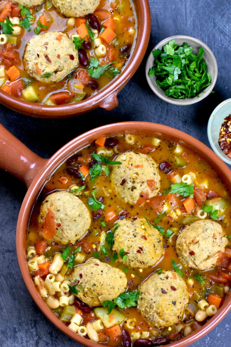 Meatball Minestrone Soup - GypsyPlate