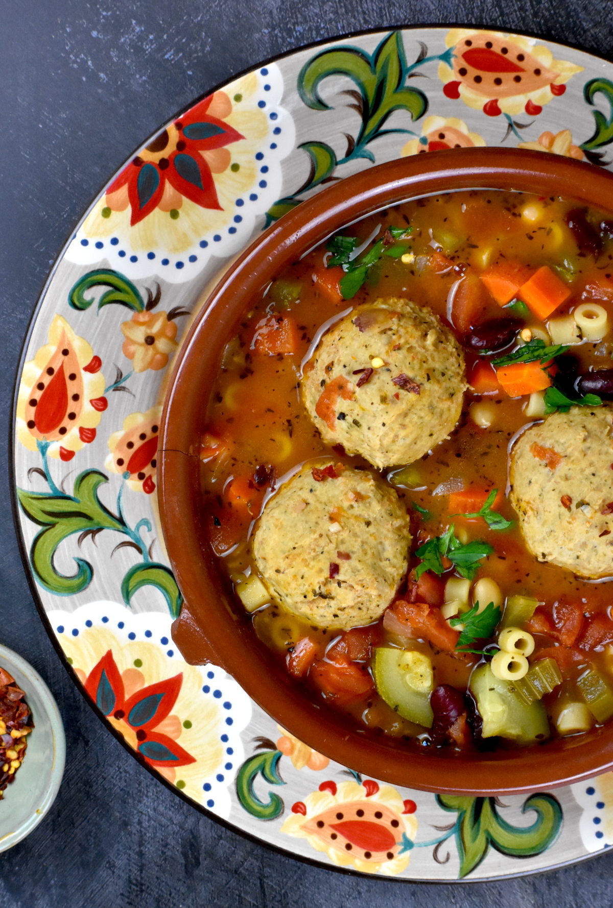 Meatball Minestrone Soup - GypsyPlate