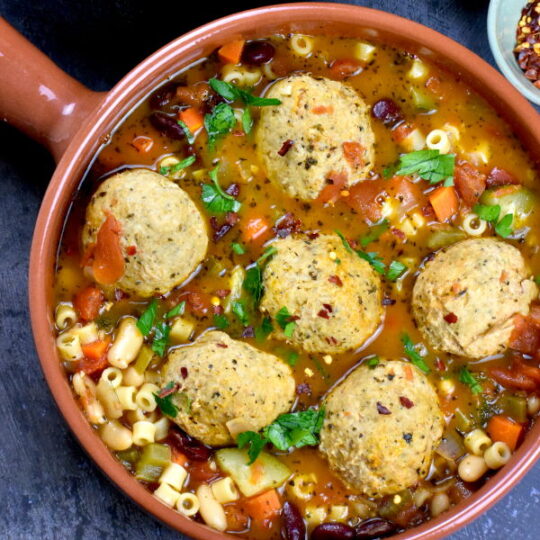 Meatball Minestrone Soup - GypsyPlate