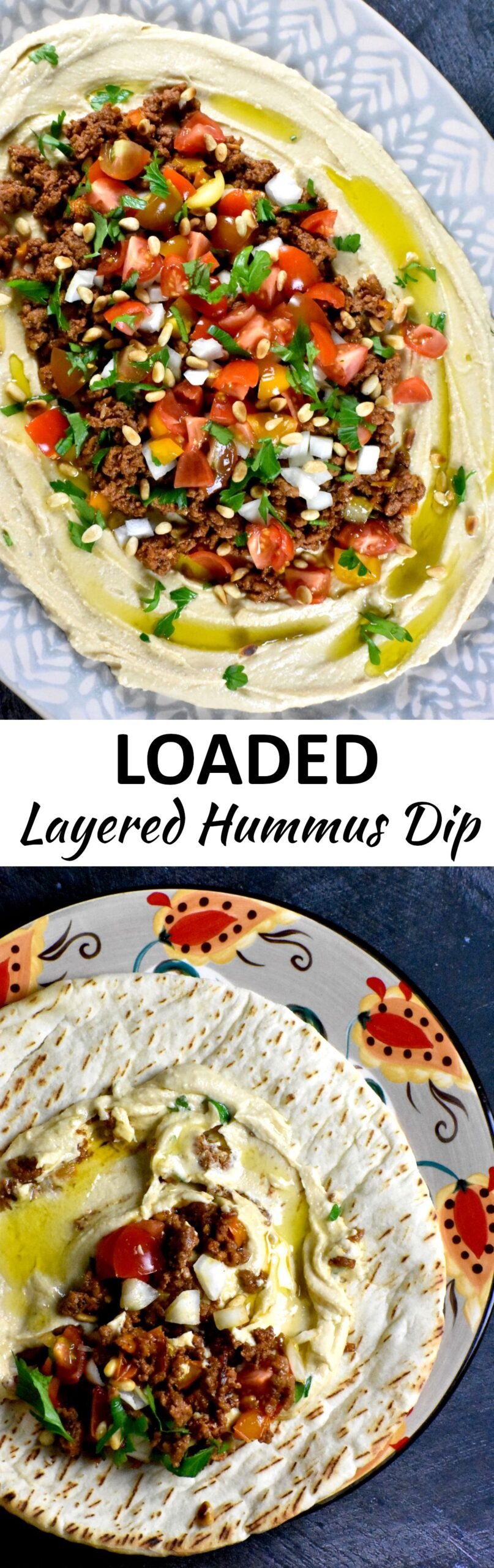 Loaded Layered Hummus Dip - GypsyPlate