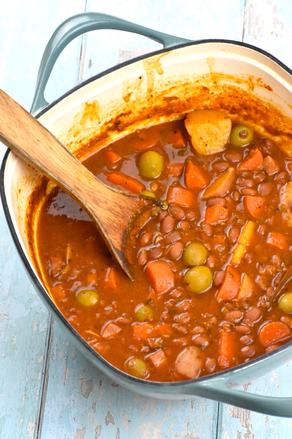 Habichuelas Guisadas (Puerto Rican Stewed Beans) - GypsyPlate