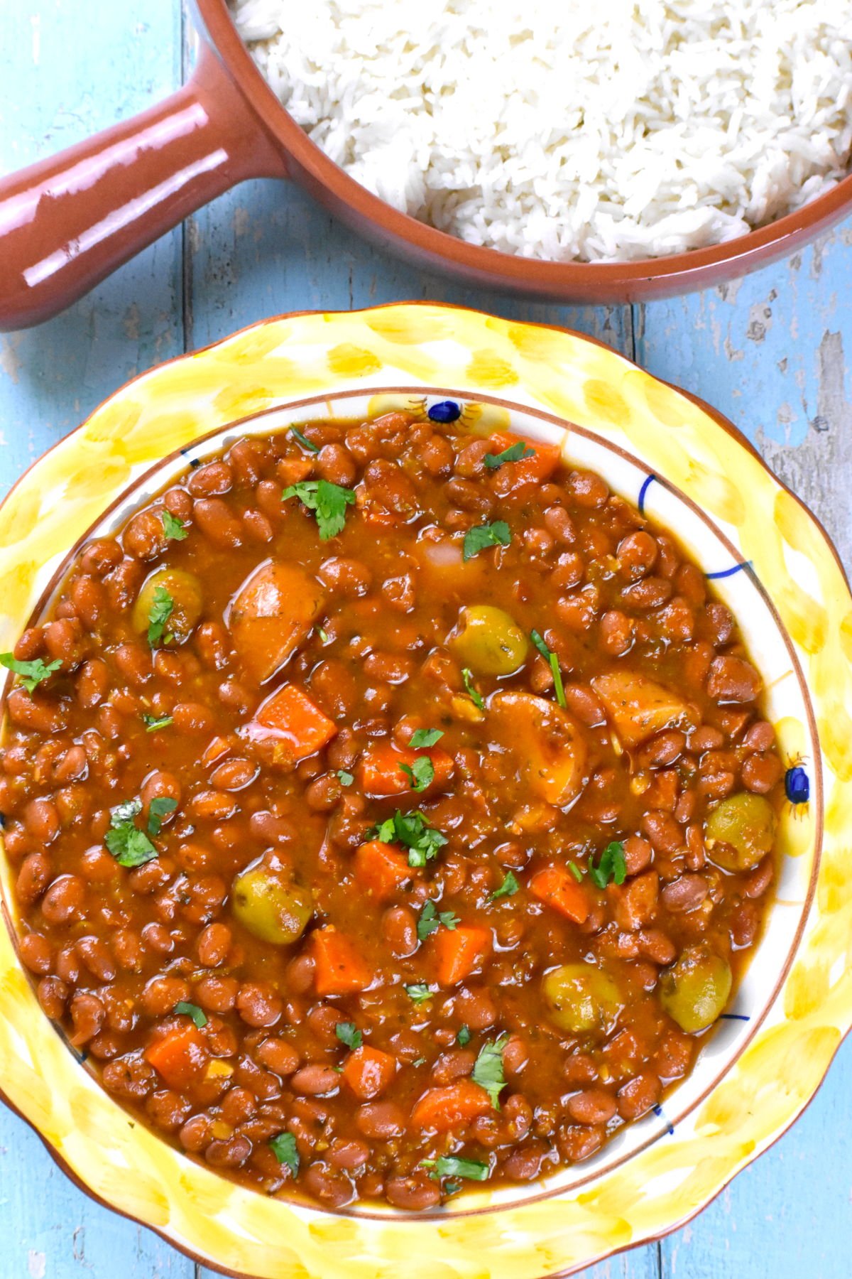 Habichuelas Guisadas (Puerto Rican Stewed Beans) - GypsyPlate