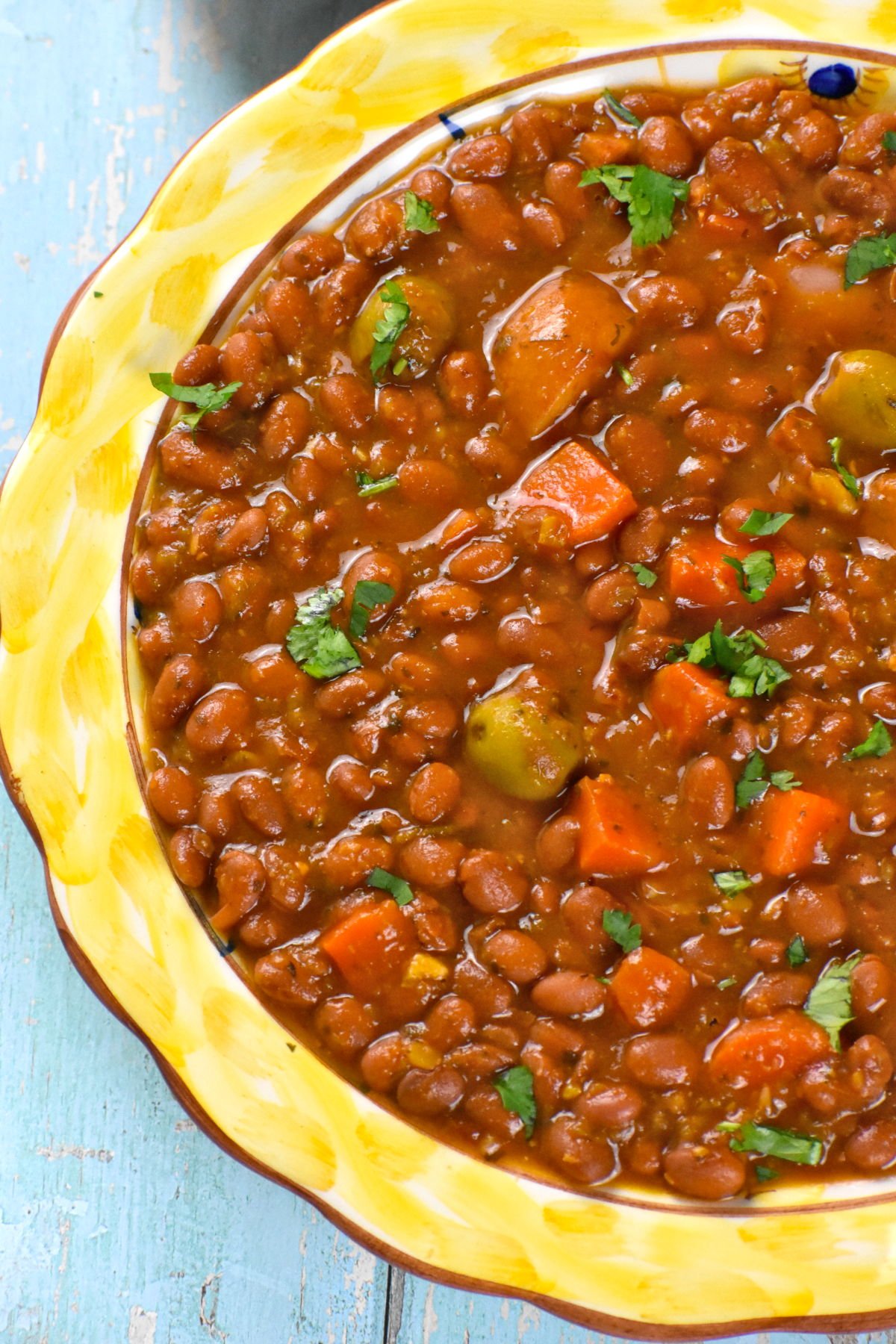 Habichuelas Guisadas (Puerto Rican Stewed Beans) - GypsyPlate