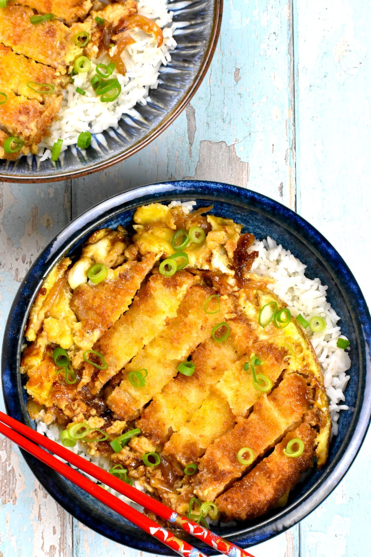 Katsudon (Pork Cutlet Rice Bowl) - GypsyPlate