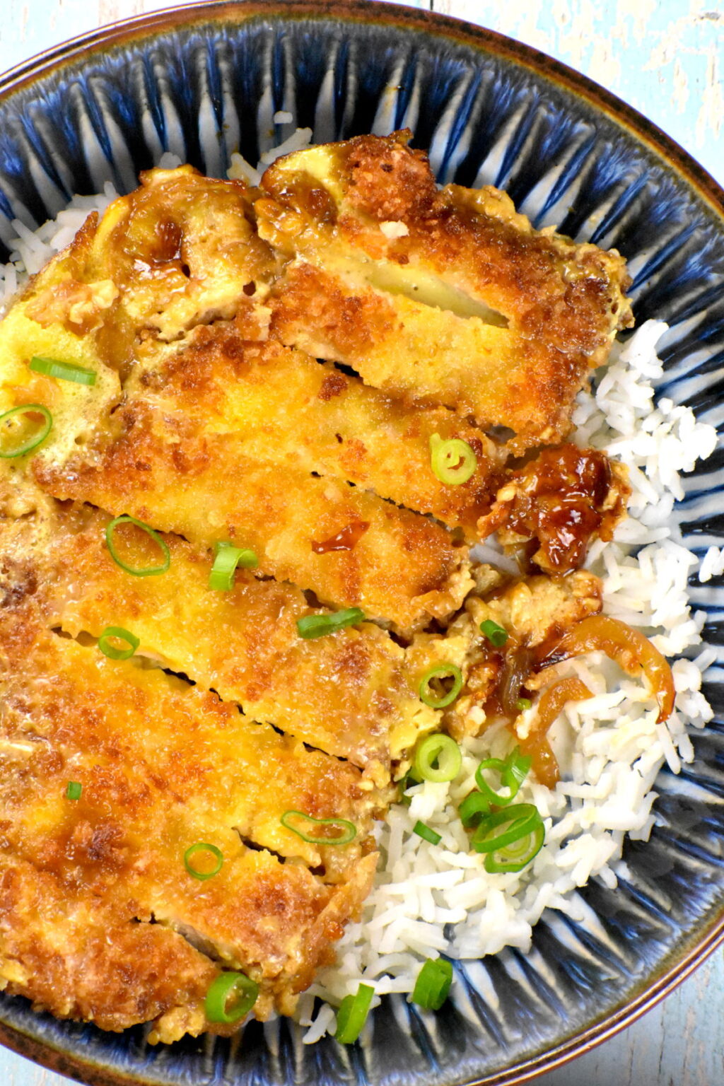 Katsudon (Pork Cutlet Rice Bowl) - GypsyPlate