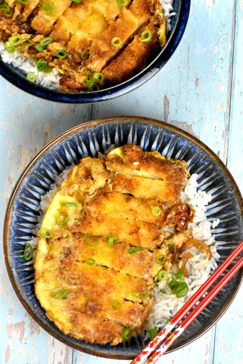 Katsudon (Pork Cutlet Rice Bowl) - GypsyPlate