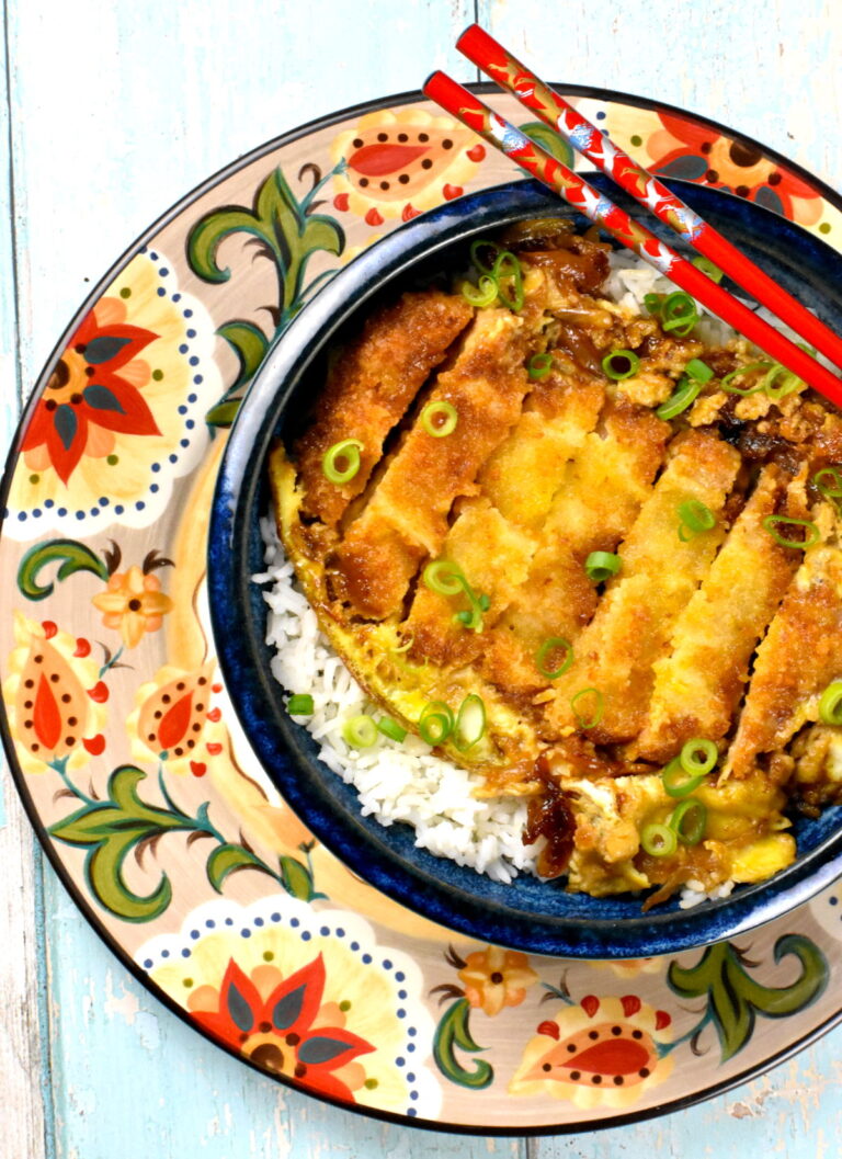 Katsudon (Pork Cutlet Rice Bowl) - GypsyPlate