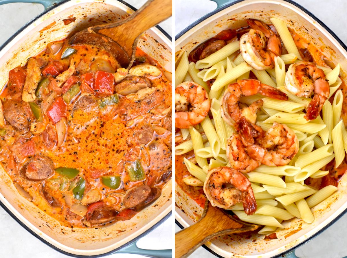 Jambalaya Pasta (Pastalaya) - GypsyPlate