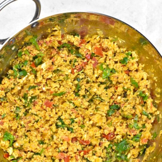 Egg Bhurji (Indian Scrambled Eggs) - GypsyPlate
