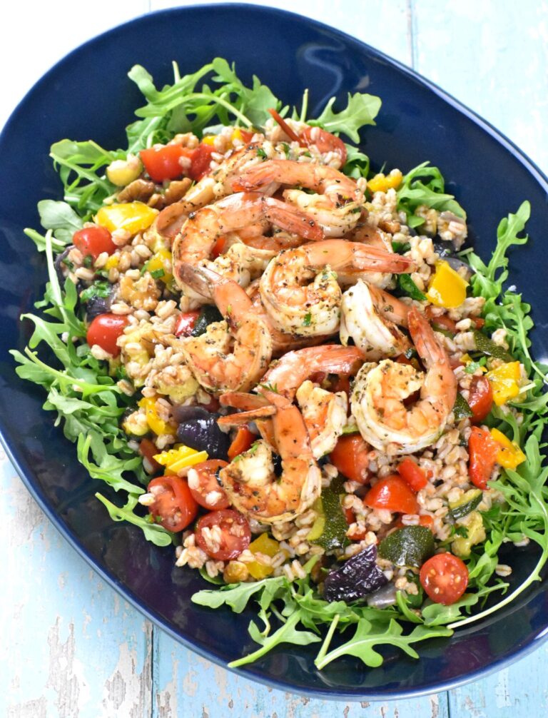 Farro Salad with Roasted Vegetables - GypsyPlate