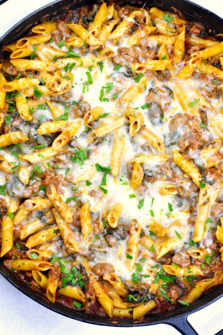 Ground Turkey Pasta Bake - GypsyPlate