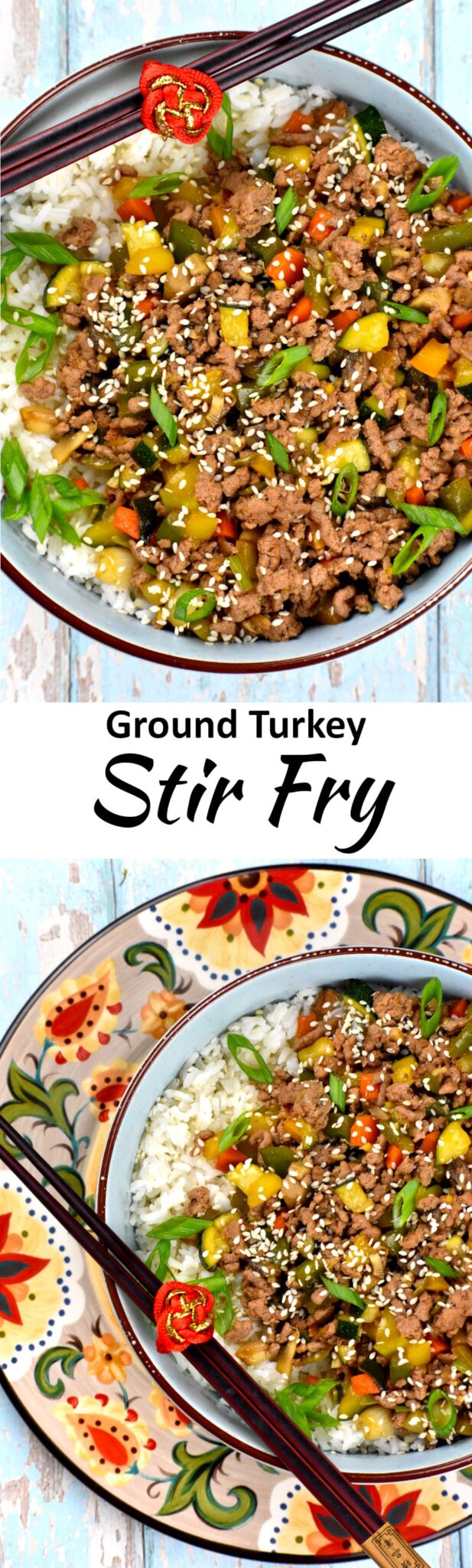 Ground Turkey Stir Fry (Healthy 25 Minute Recipe!)