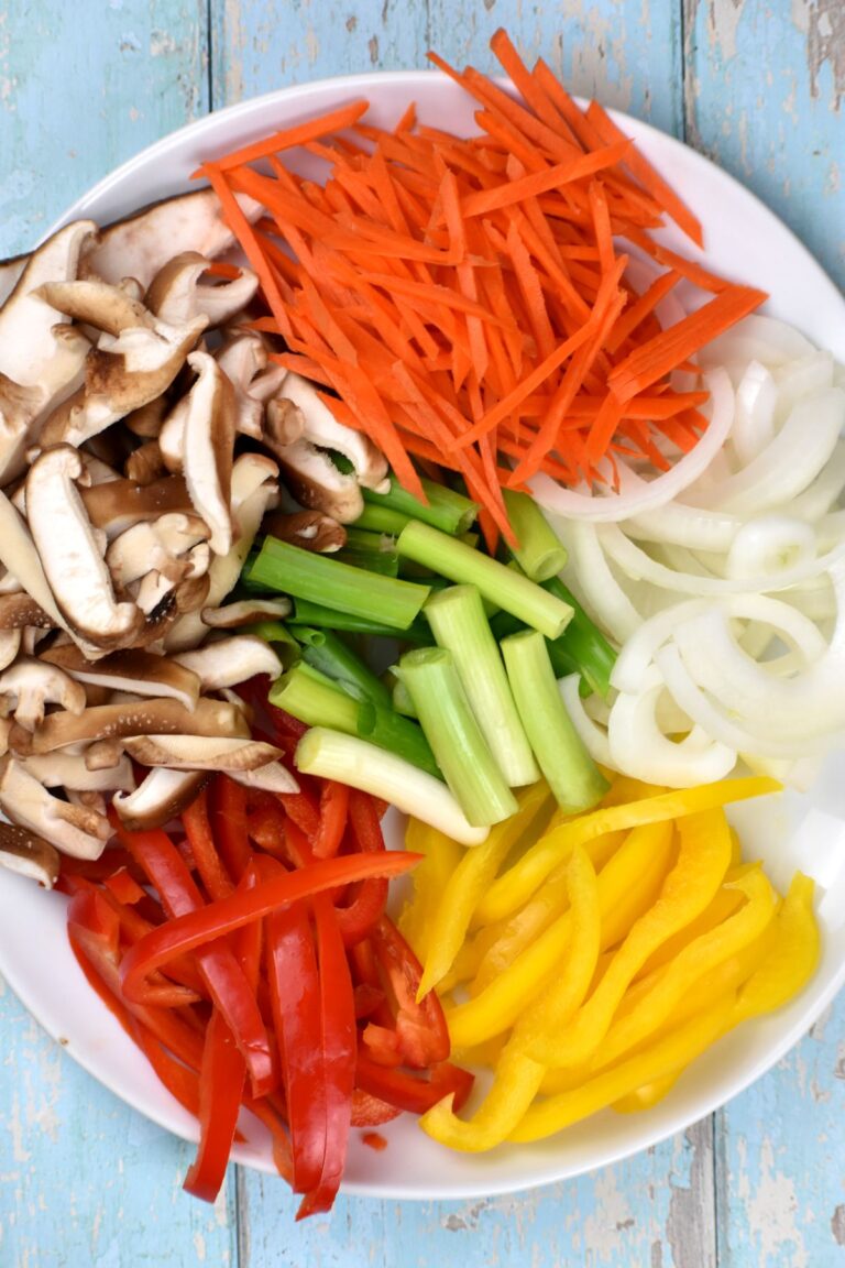 Japchae (Korean Glass Noodle Stir Fry) - GypsyPlate