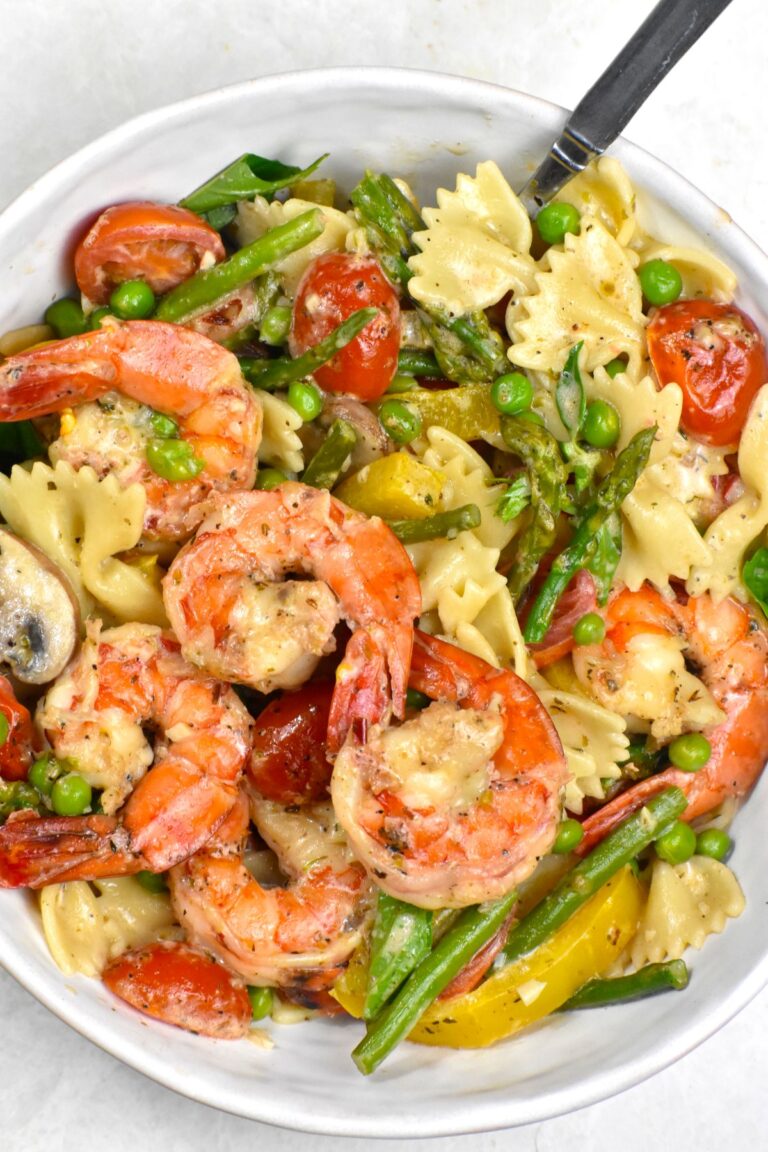 Pasta Primavera with Shrimp - GypsyPlate