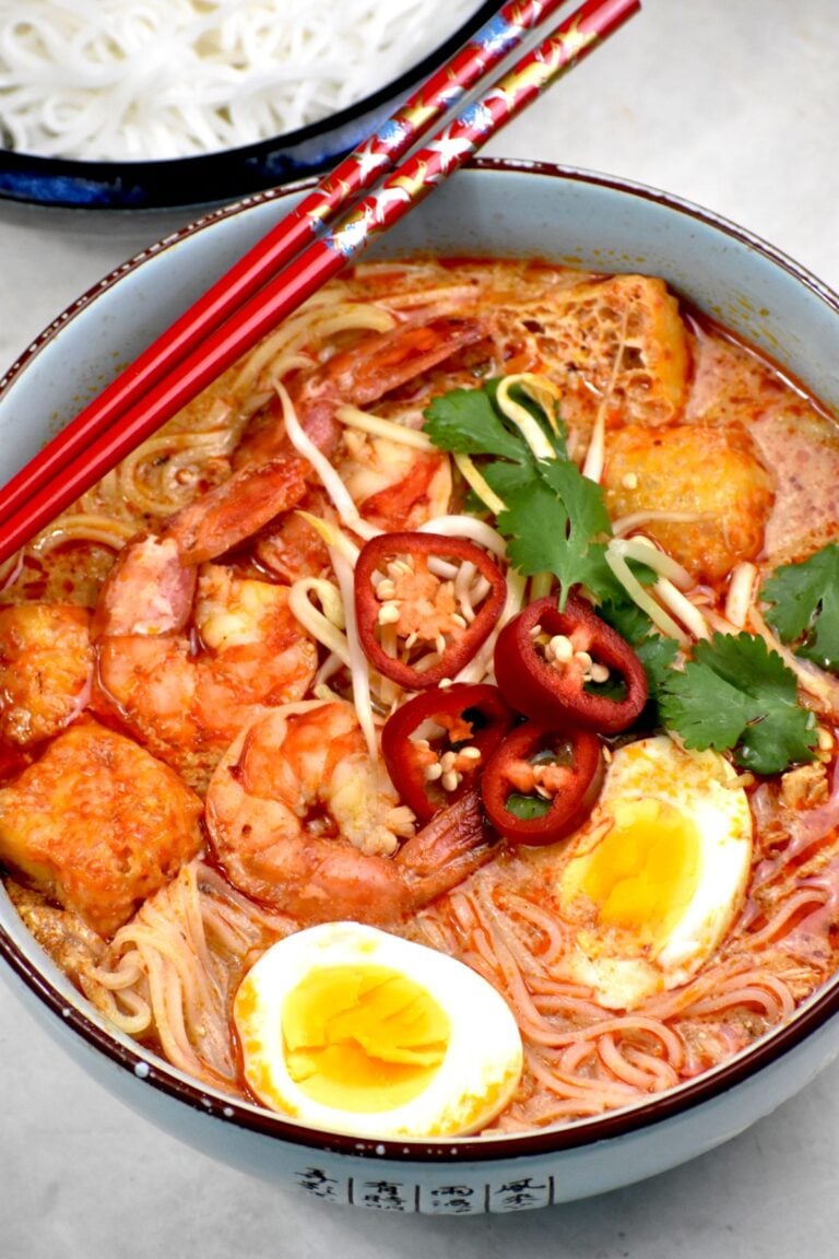 Laksa (Asian Noodle Soup) - GypsyPlate