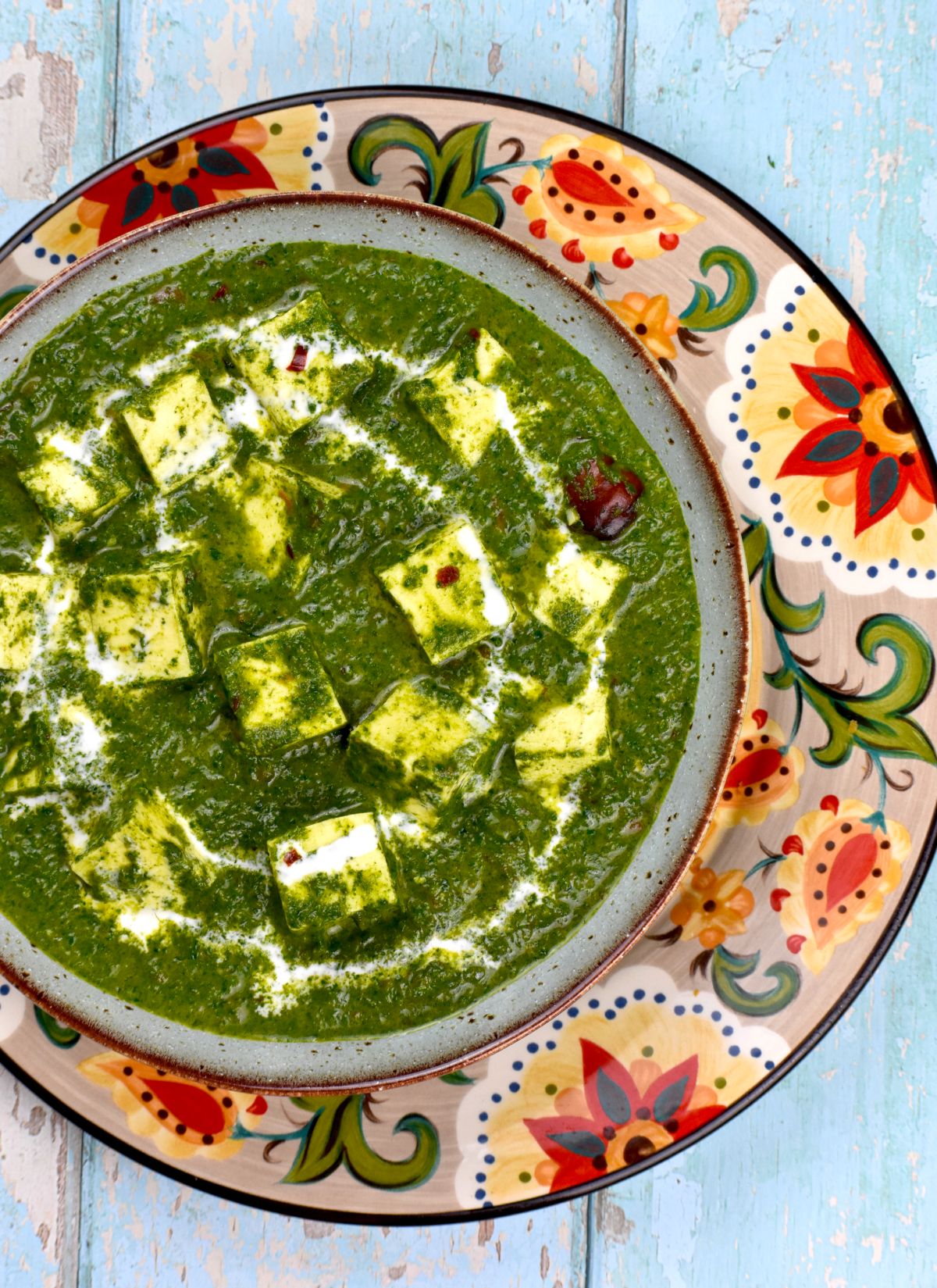 Palak Paneer (Saag Paneer) - GypsyPlate