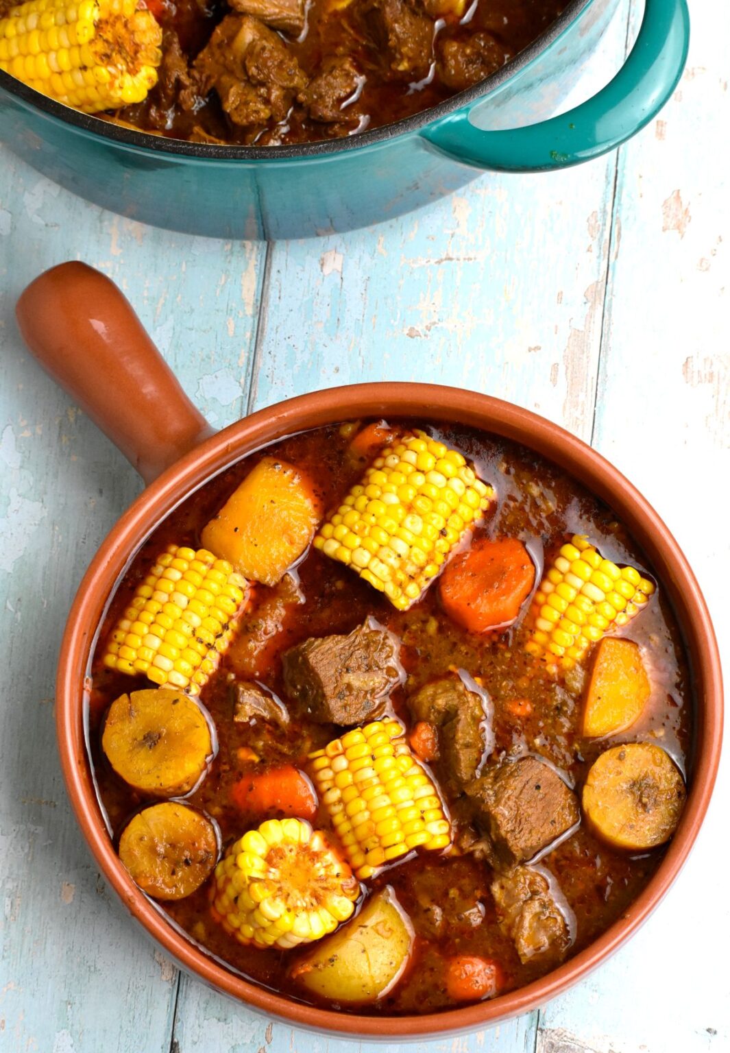 Puerto Rican Sancocho (Caribbean Beef & Vegetable Stew) - GypsyPlate