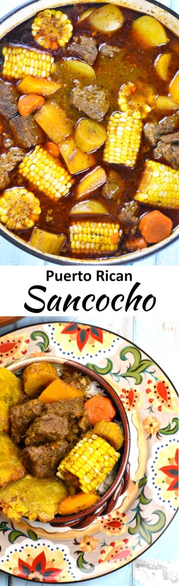 Puerto Rican Sancocho (Caribbean Beef & Vegetable Stew) - GypsyPlate